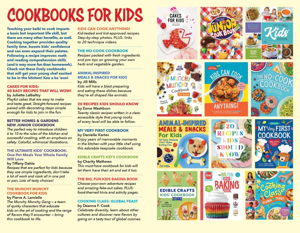 Cookbooks for Kids - Kauai Family Magazine