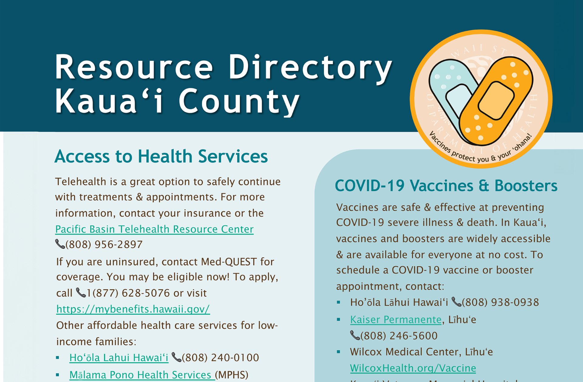 Resource Directory - Kauai County - Kauai Family Magazine